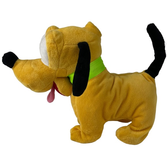 Disney | Toys | Disney Baby Pluto Animated Walking Barking Plush ...